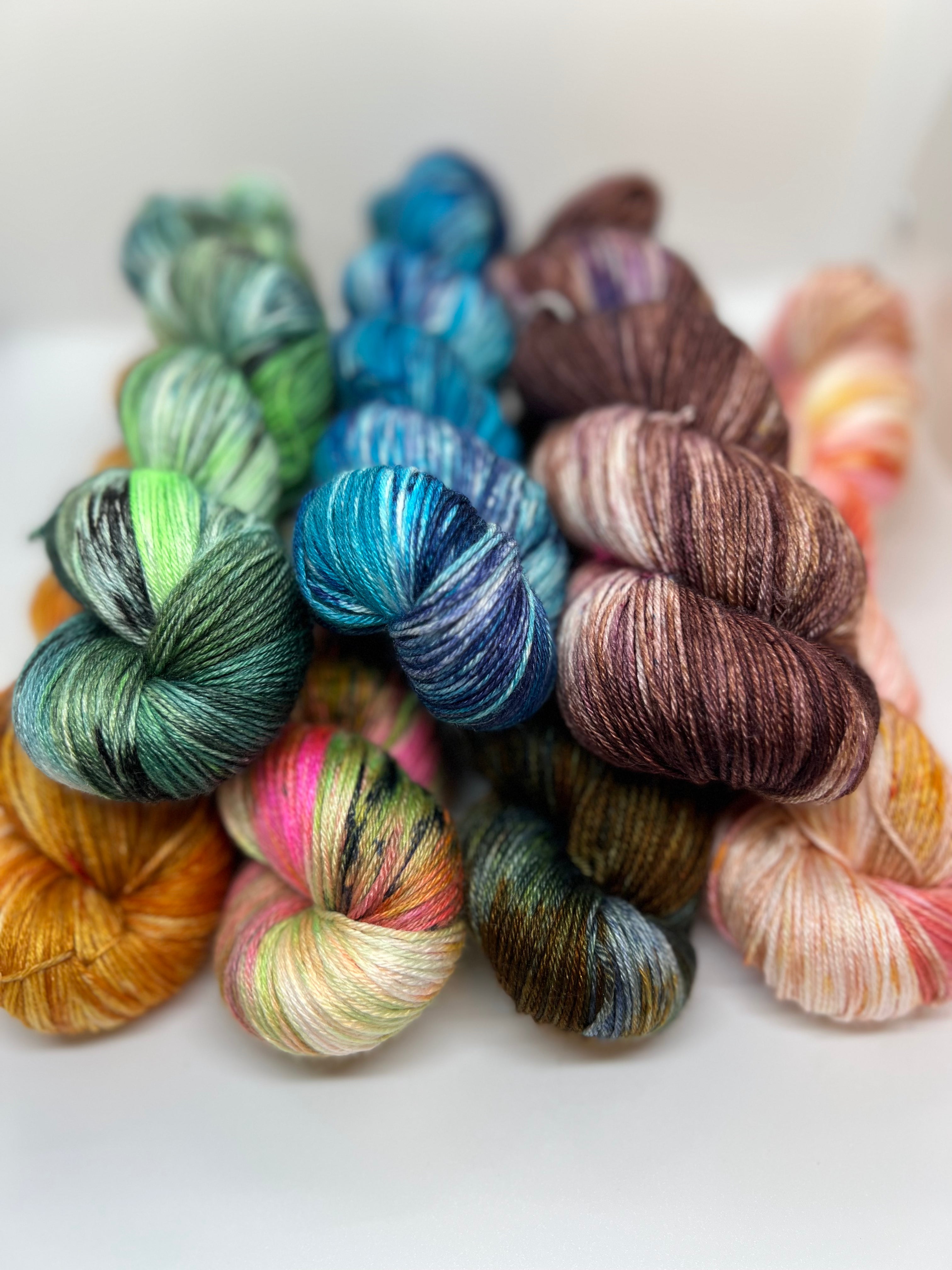 Merino/silki fingering – Hex Hex dyeworks